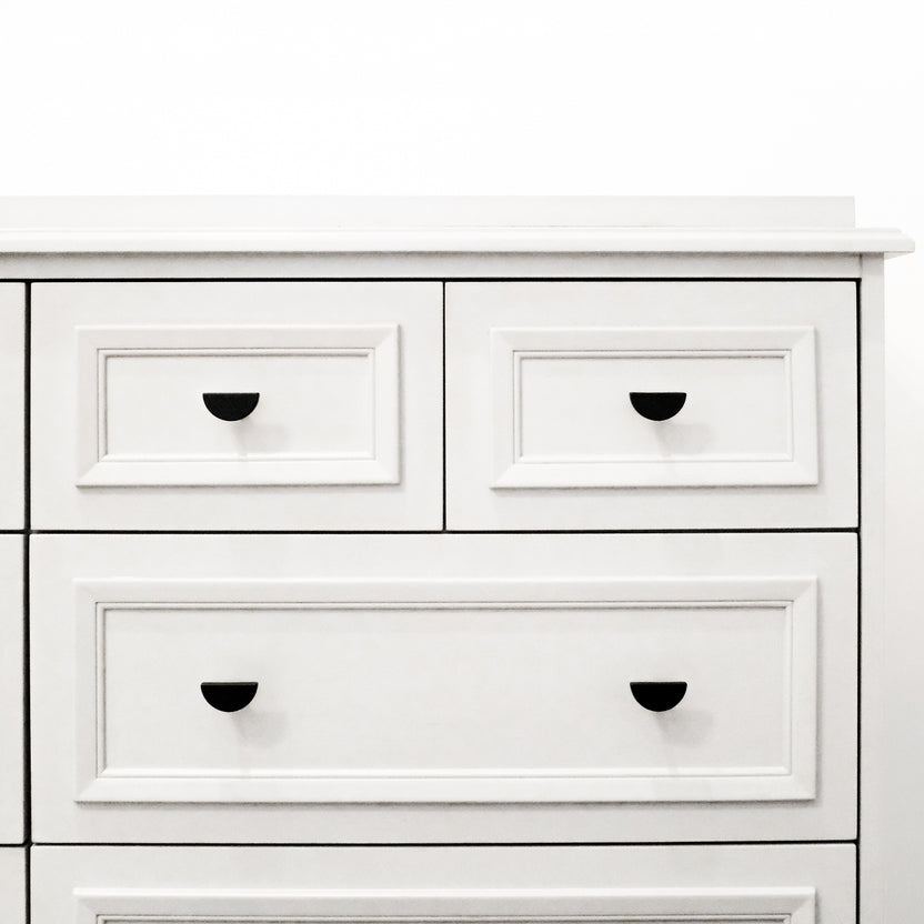 Half Moon Cabinet Knob - Half Semi Circle for Kitchens and Baths