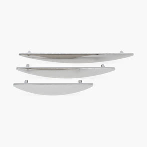 Half Moon Cabinet Knob - Half Semi Circle for Kitchens and Baths