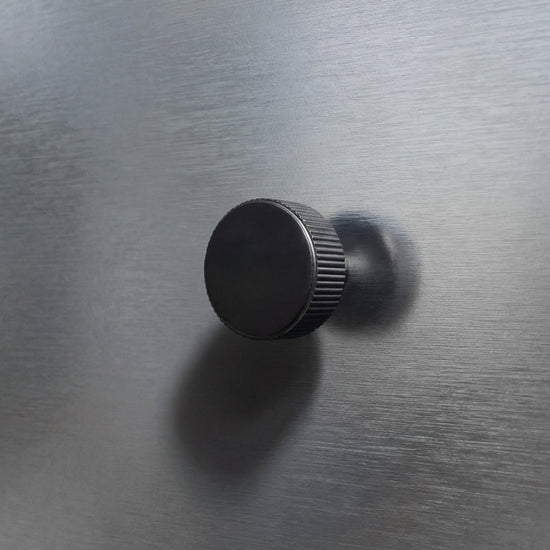 Ribbed Cabinet Knob - Fluted Hardware Made with 100% Solid Brass
